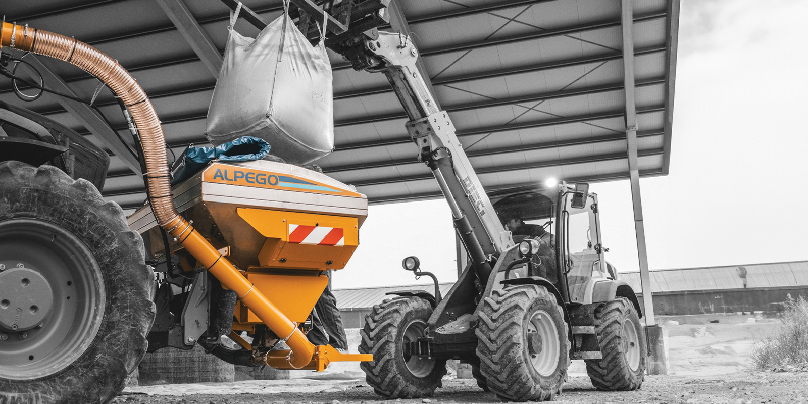 Front Tanks, Combination Seeding & Fertiliser Application - ALPEGO UK